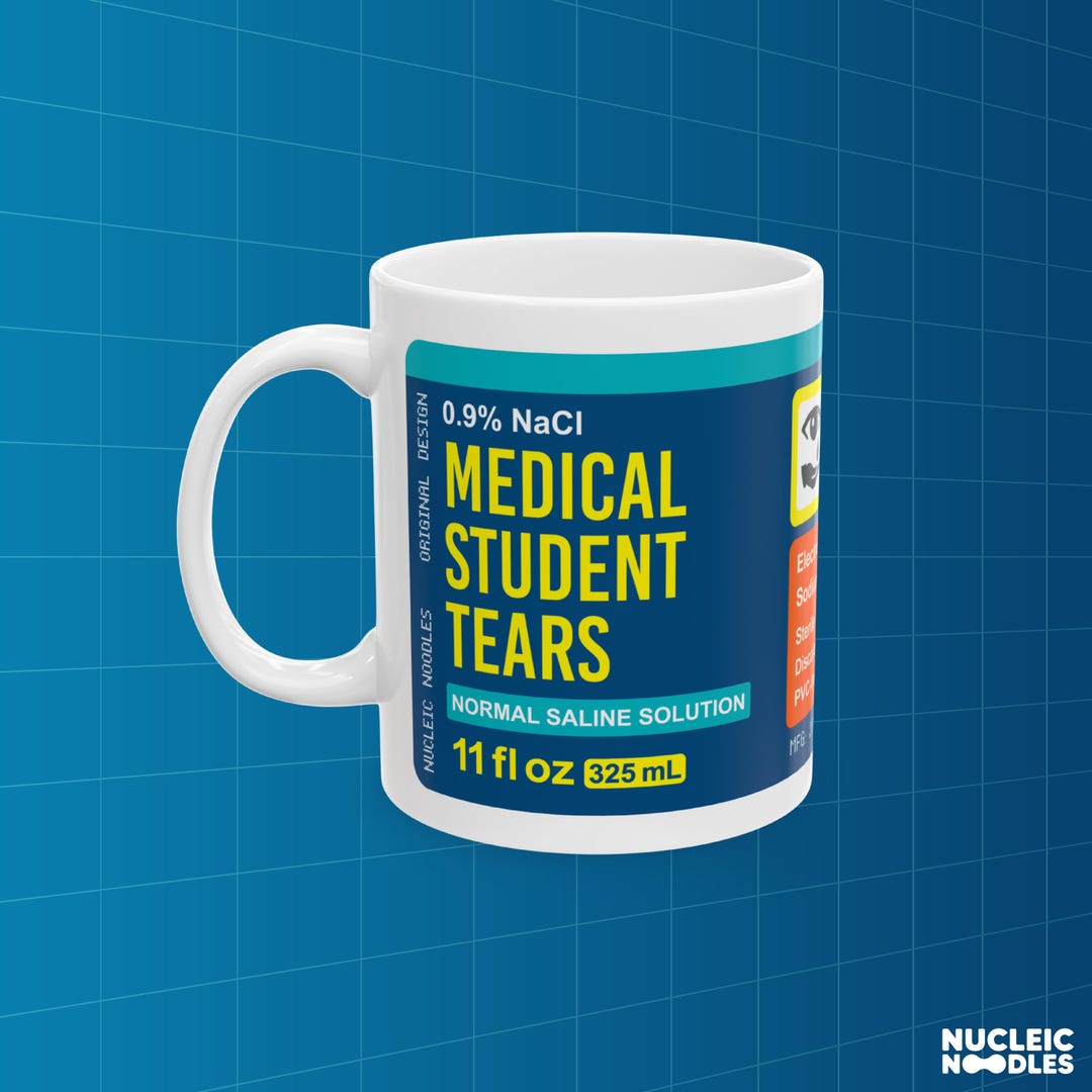 Medical Student Tears Mug | Medical Student Gift, Future Doctor Mug ...