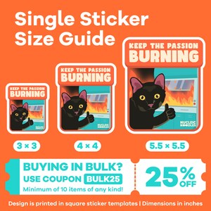 Keep the Passion Burning Sticker Science Sticker Pack, Biology Stickers ...