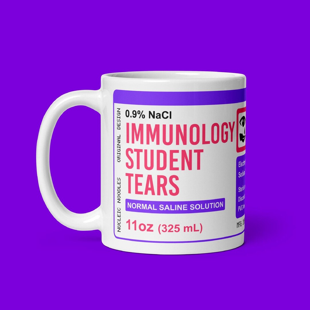 Immunology Student Tears Mug | Immunology Mug, Immunology Gift ...
