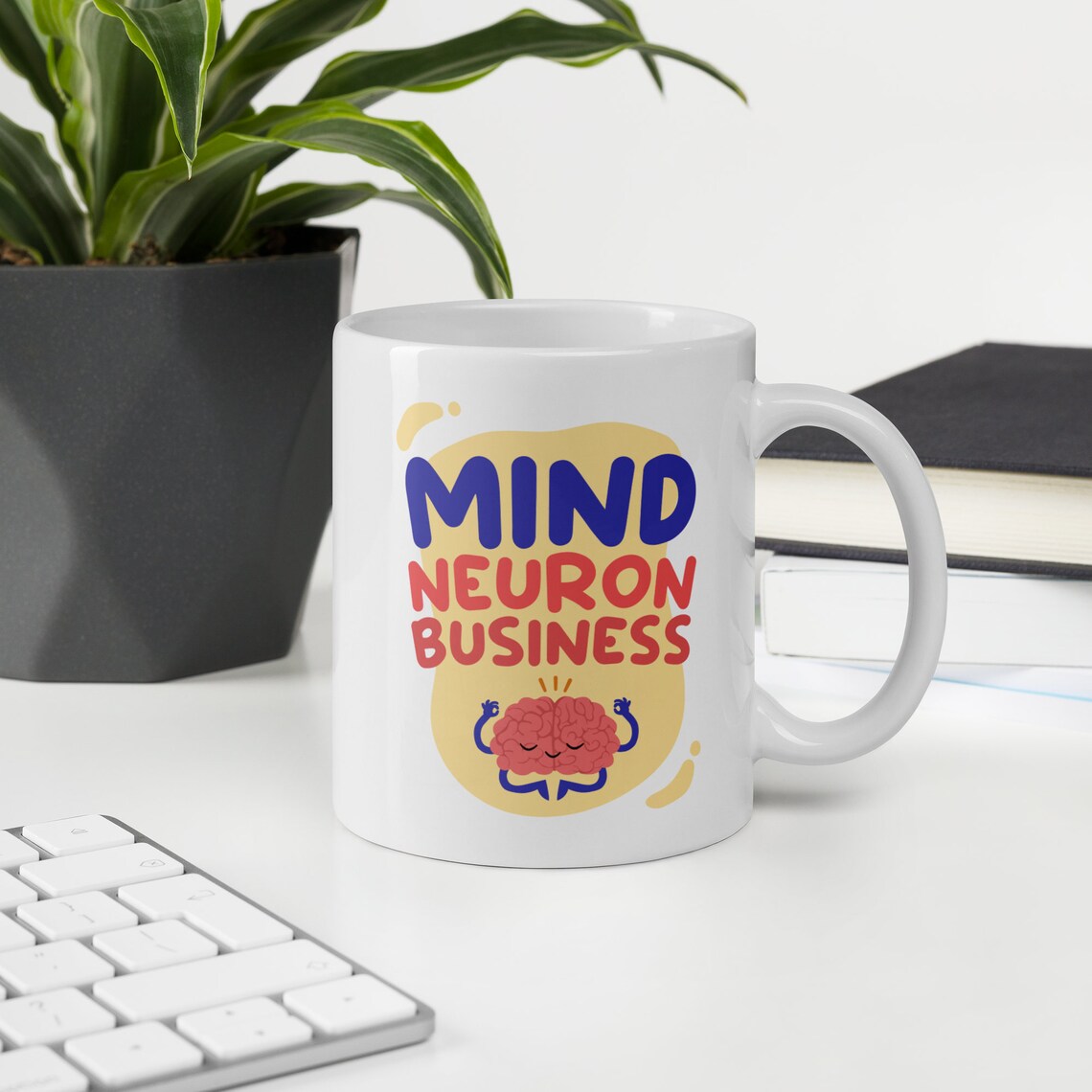 Mind Neuron Business Mug Neuroscience Mug Neuroscience | Etsy