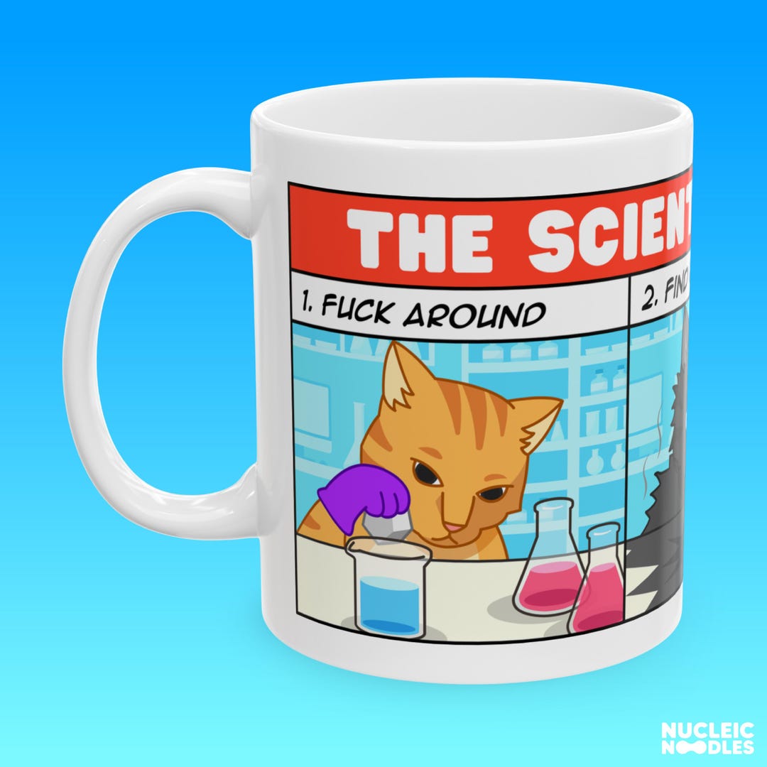 The Scientific Method (explicit Ver.) Mug | Chemistry Mug, Science Gift ...