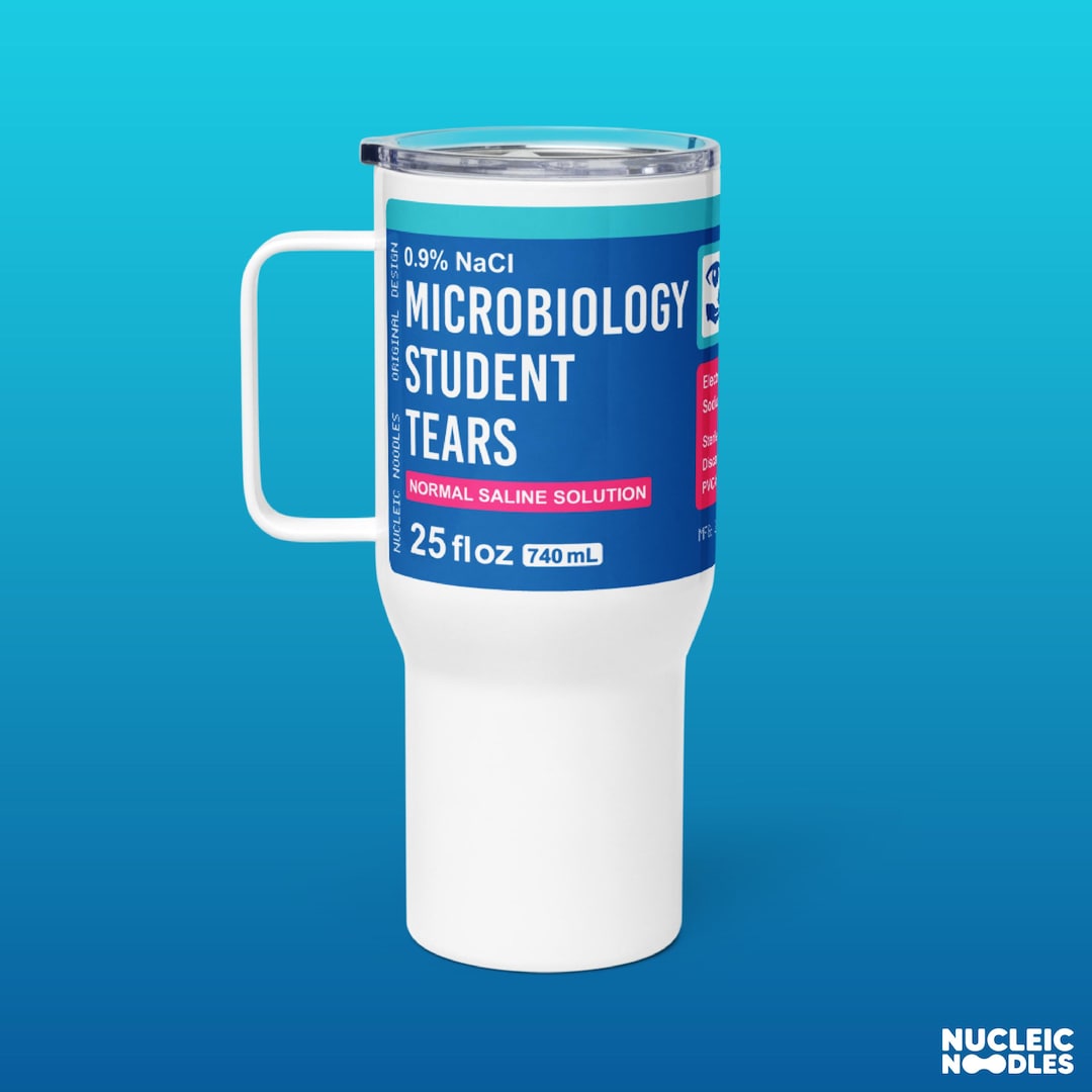 Microbiology Student Tears Tumbler | Microbiology Gift, Microbiologist ...