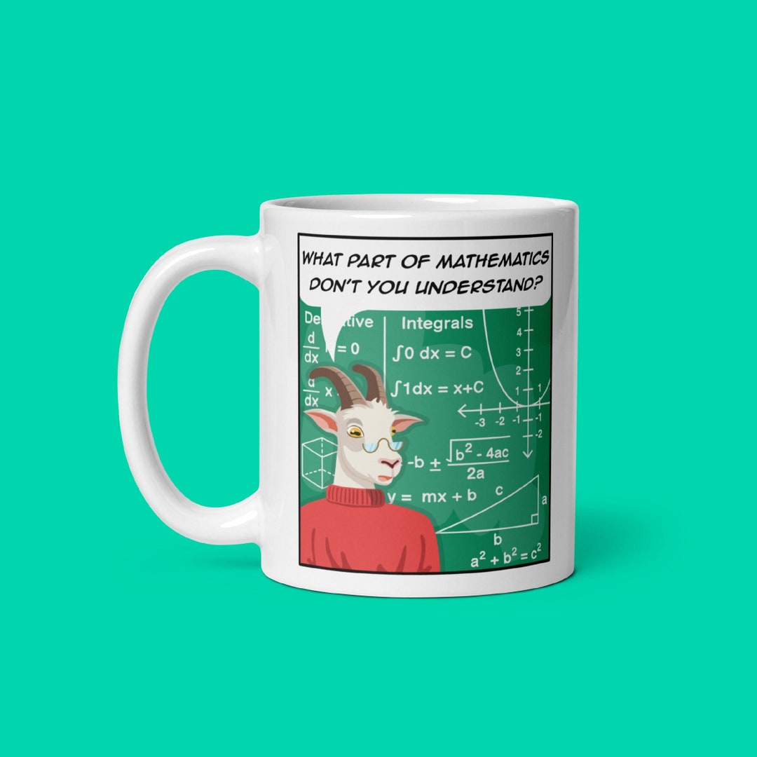 What Part of Mathematics Don't You Understand? Mug | Funny Math Teacher ...