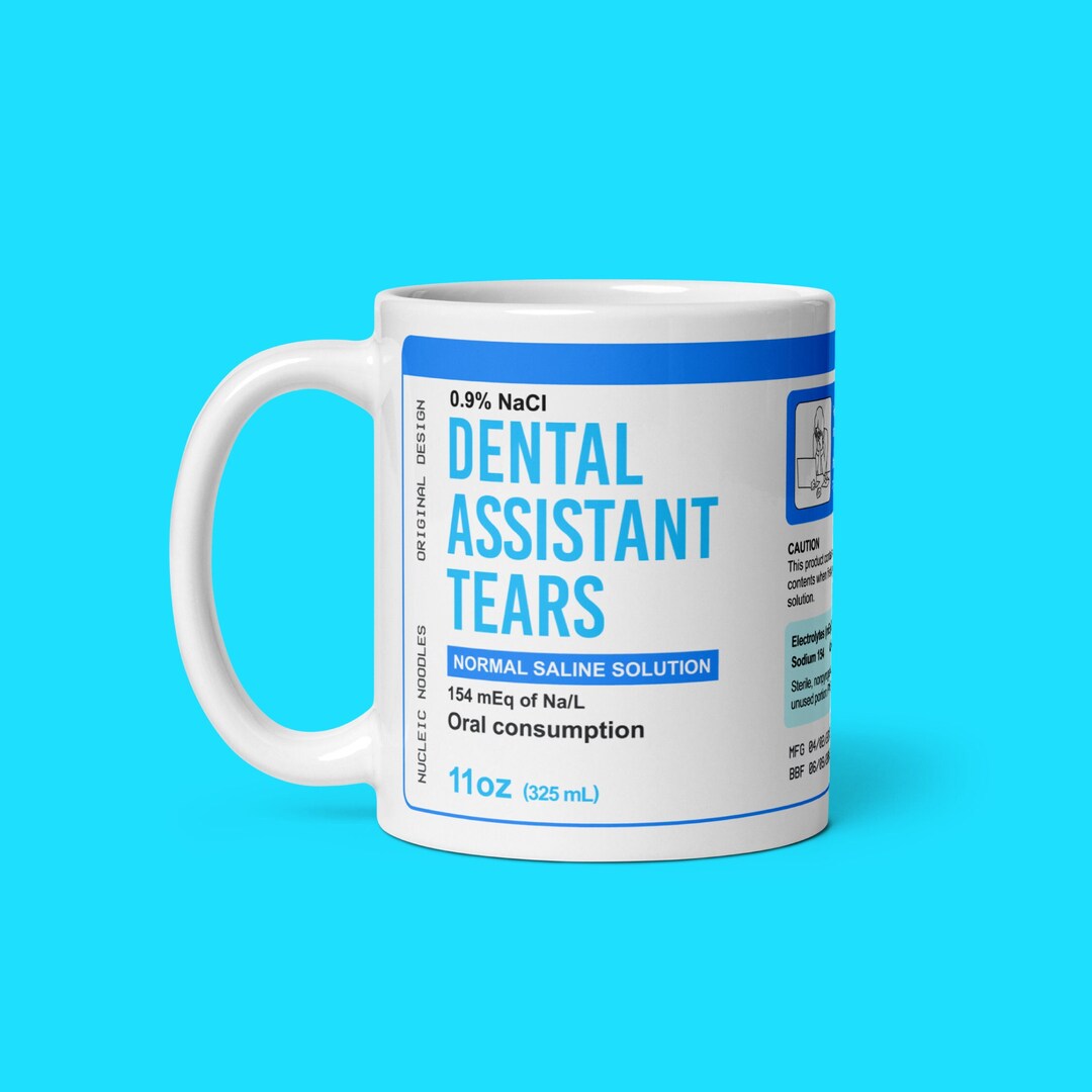 Dental Assistant Tears Mug Funny Dental Assistant Gift, Funny Dentist ...