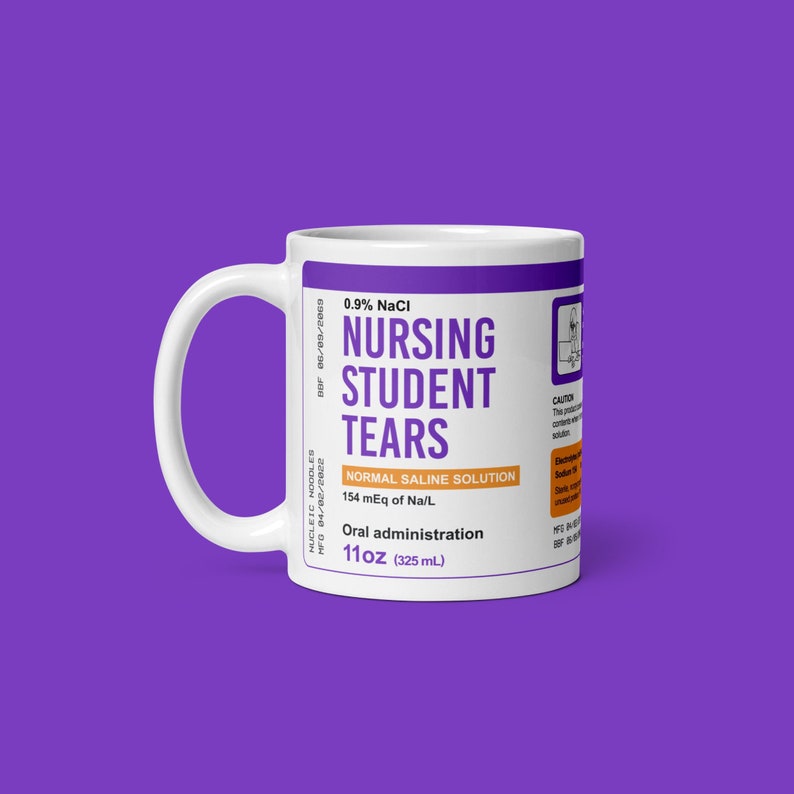 Nursing Student Tears Mug Nursing Student Gift Nursing - Etsy
