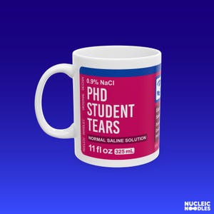 Phd Student Tears Mug | Funny Phd Student Gift, Doctorate Student Gift ...