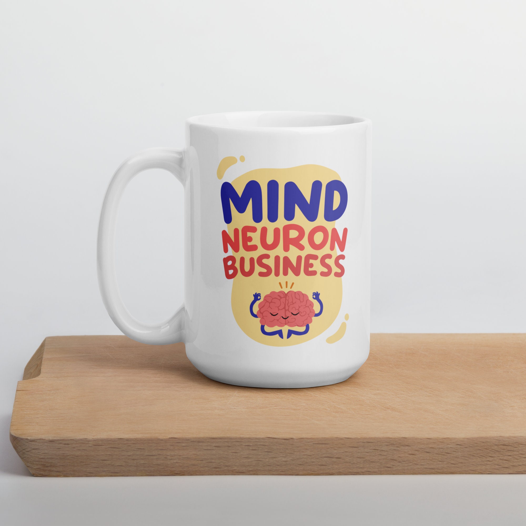 Mind Neuron Business Mug Neuroscience Mug Neuroscience | Etsy