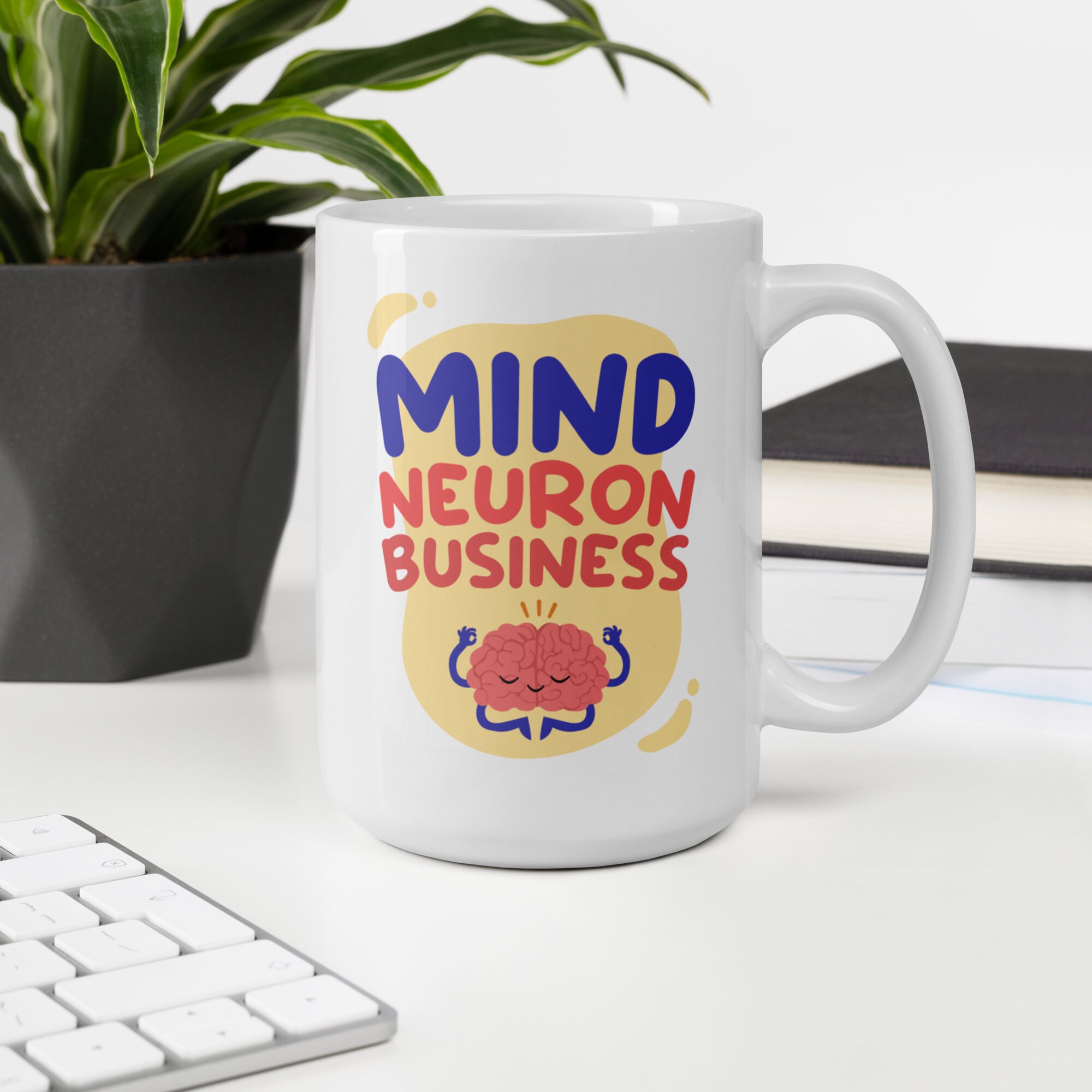 Mind Neuron Business Mug Neuroscience Mug Neuroscience | Etsy