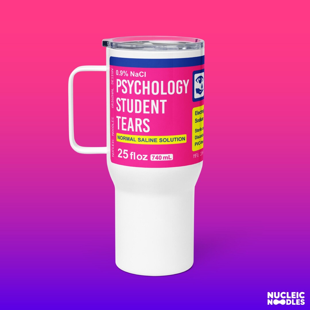 Psychology Student Tears Tumbler | Psychology Major Gift, Psychologist ...