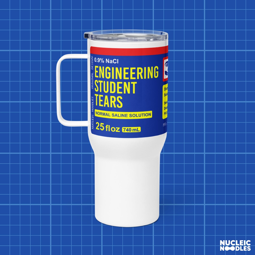 Engineering Student Tears Tumbler | Engineering Major Gift, College ...