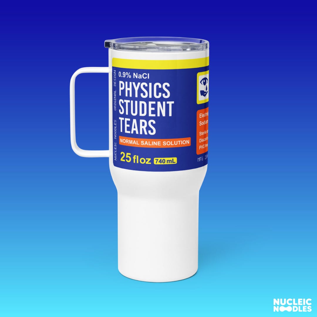 Physics Student Tears Tumbler | Physics Teacher Gift, Physics Major ...