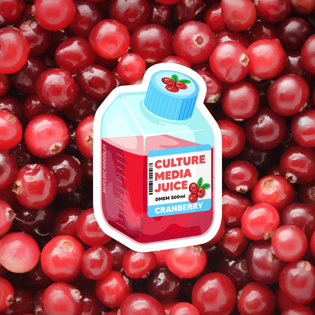 Culture Media Juice Sticker | Science Sticker, Cell Biology Sticker ...