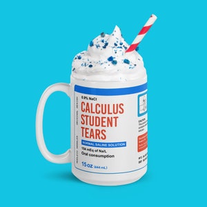 Calculus Student Tears Mug Funny Gift for Math Teacher - Etsy