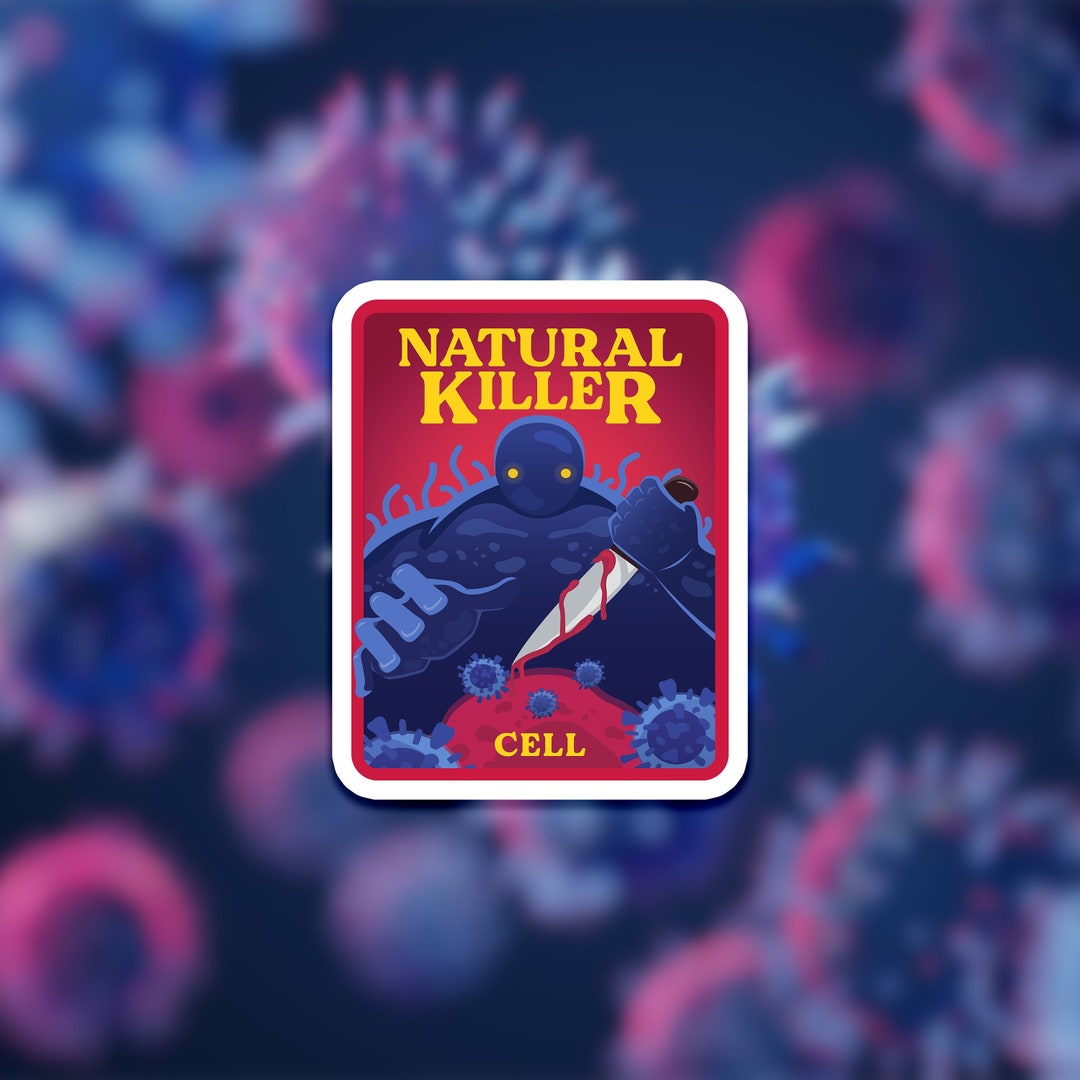 Natural Killer Cell Sticker Immunology Gift, Science Sticker Pack ...