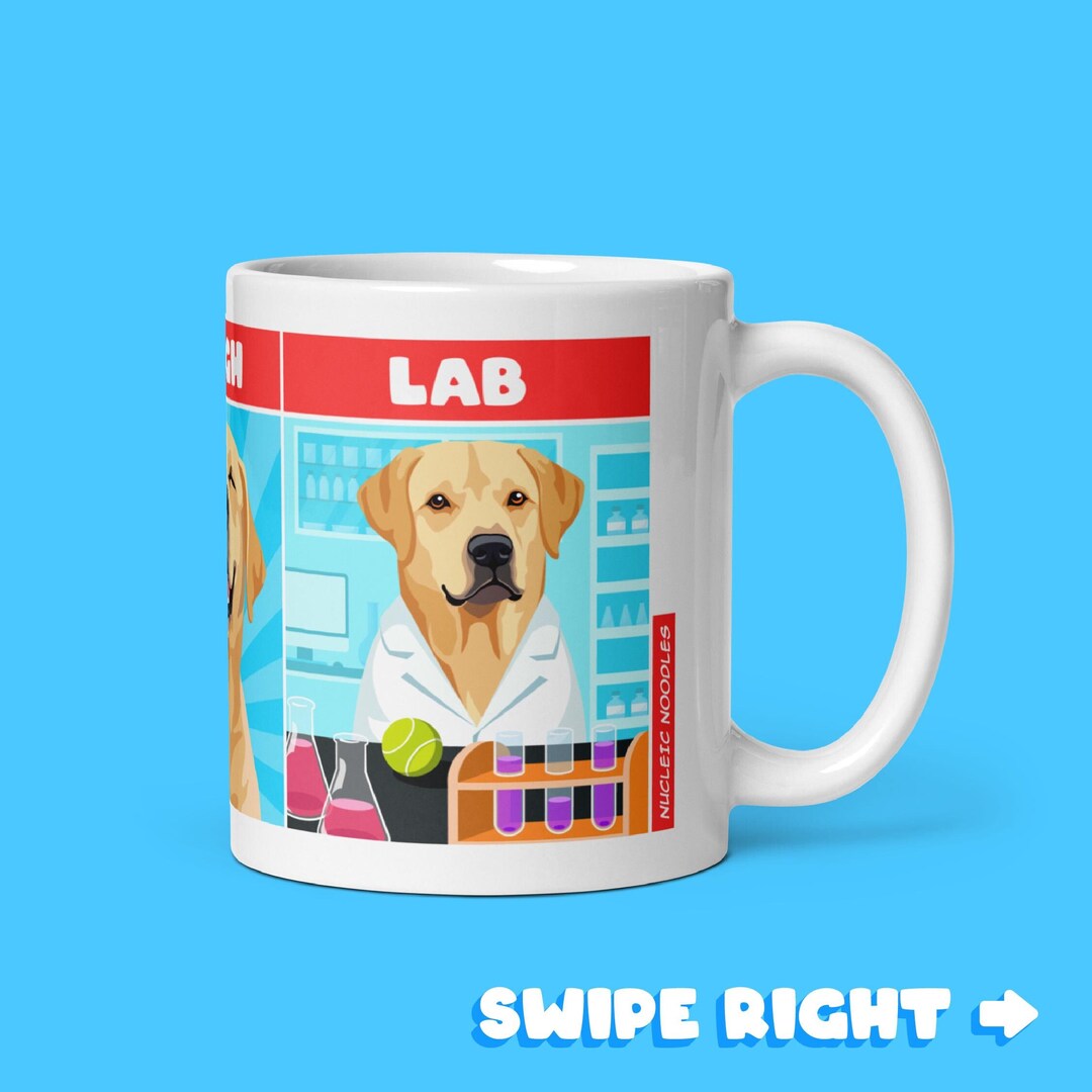 Live, Laugh, Lab (love) Mug (dog Ver.) | Science Mug, Biology Mug ...