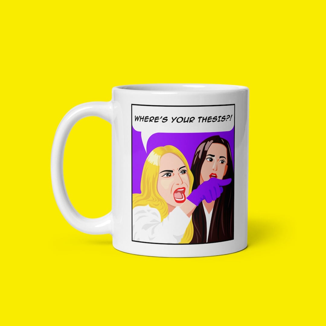Where's Your Thesis?! Mug | Thesis Advisor Gift, Phd Graduation Gift ...