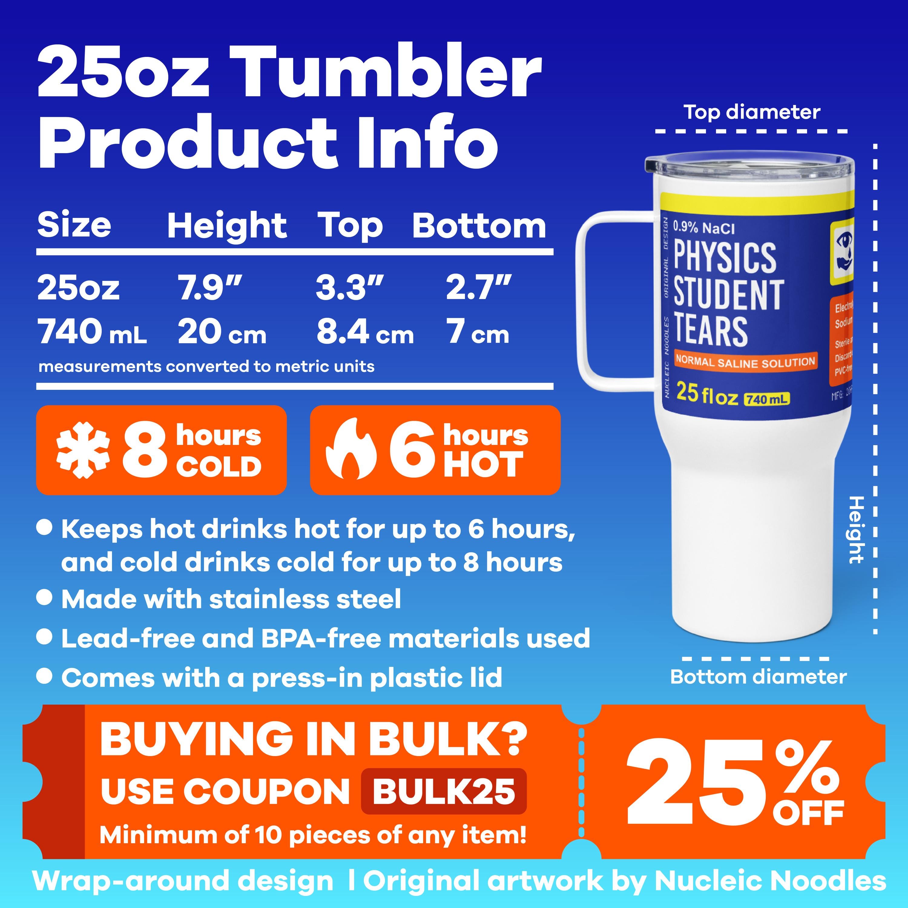 Physics Student Tears Tumbler | Physics Teacher Gift, Physics Major ...
