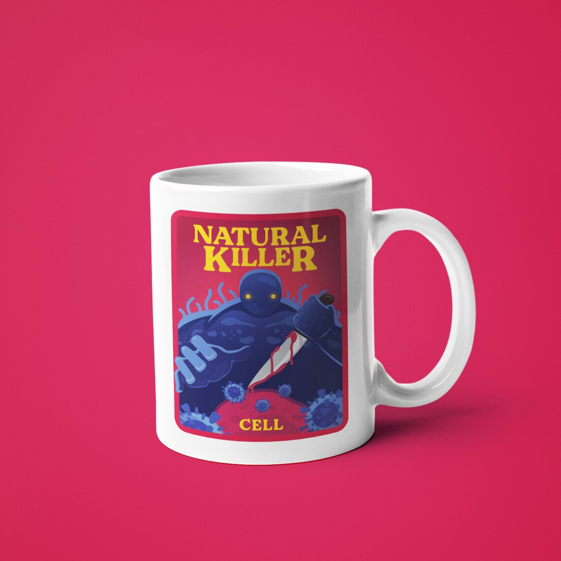 Natural Killer Cell Mug | Immunology Gift, Science Gift, Microbiology ...