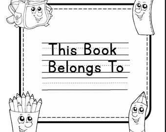 This Book Belongs to Printable - Etsy