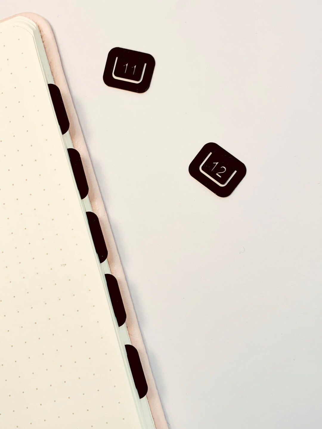 Reusable Index Clips for Planners and Journals, Paper Index Tabs, Easy ...