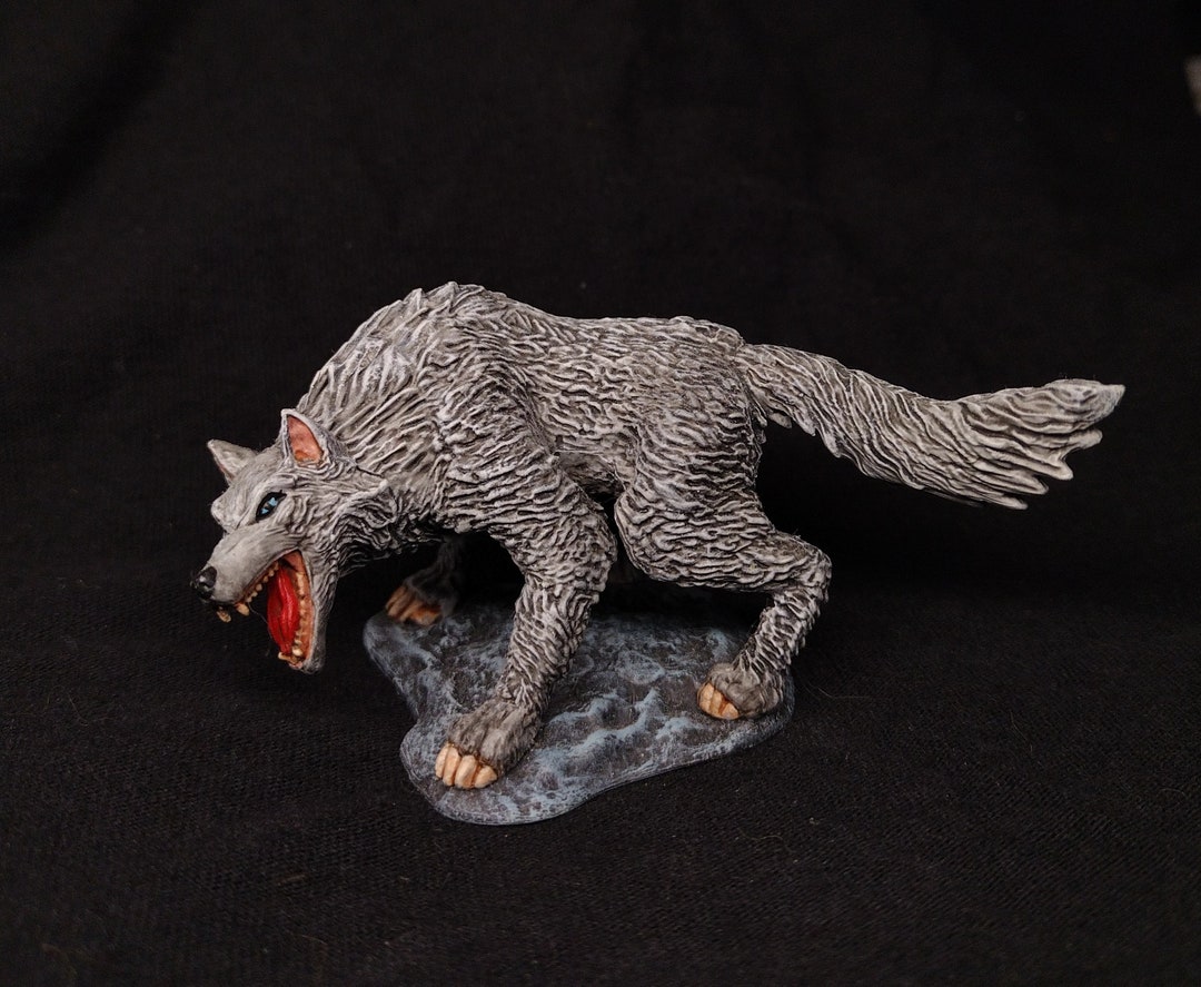 Painted Wizkids Nolzurs Marvelous Winter Wolf Miniature for - Etsy