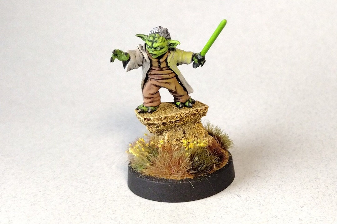 Hand Painted Star Wars Legion Grand Master Yoda Commander Expansion ...