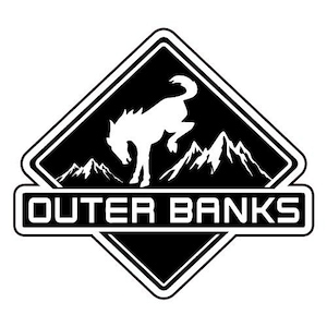 Ford Bronco Outer Banks, Outer Banks Sasquatch or Personalized Emblem ...