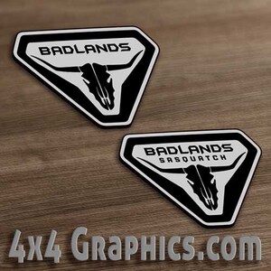 Ford Bronco Badlands Long Horn Emblem Badge #32625 - Etsy