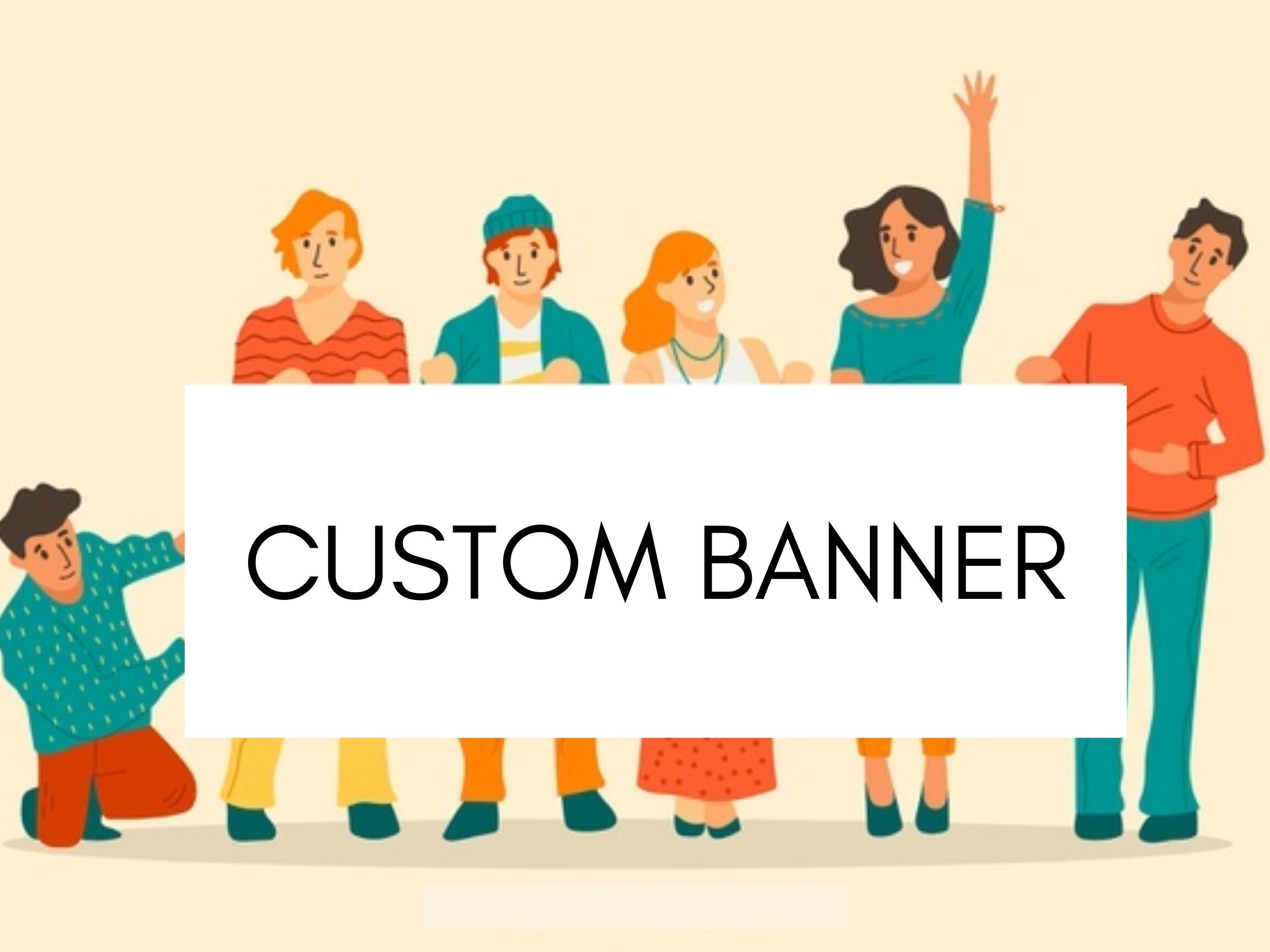 Editable Custom Banner Template - Etsy