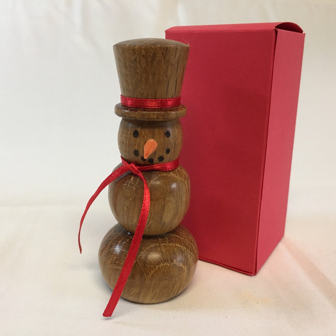 Hardwood Snowman Handcrafted, Wooden Snowman, Handcrafted Snowman ...
