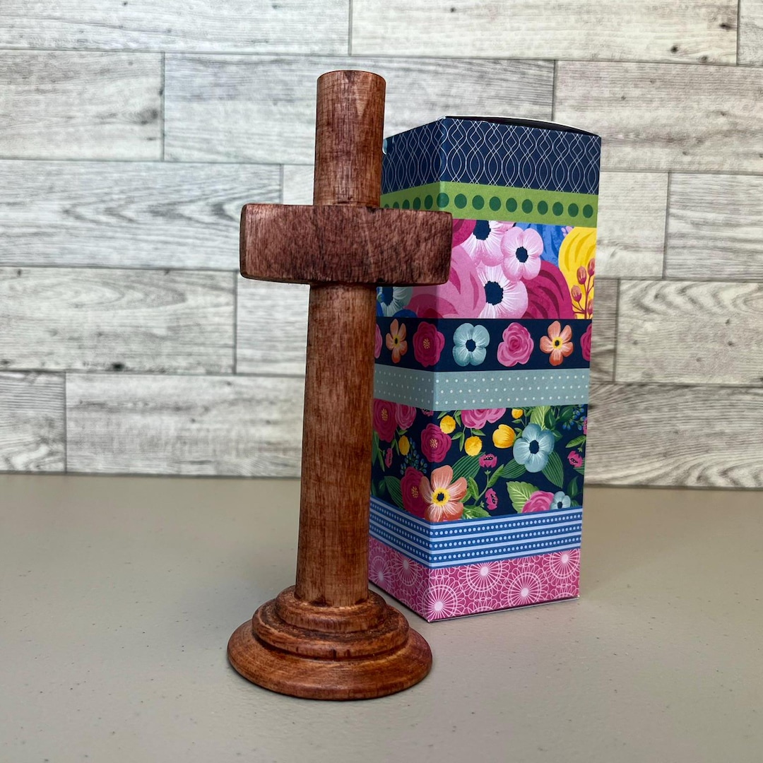 Hand-turned Pinewood Standing Cross: Religious Gift, Made in USA - Etsy