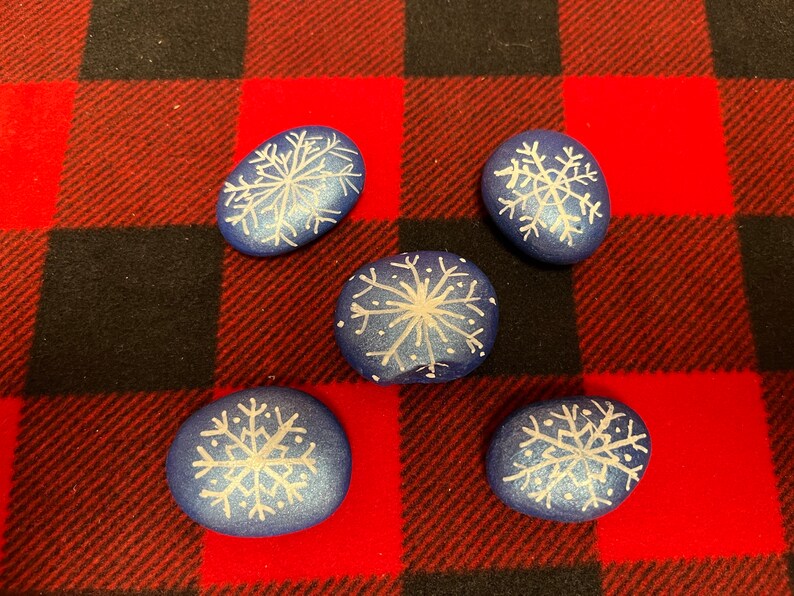 Tic Tac Toe Winter Christmas Wooden and Stone Snowman Game - Etsy