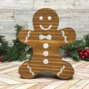 Gingerbread Man, Gingerbread Cookie, Gingerbread Cookie, Wooden ...