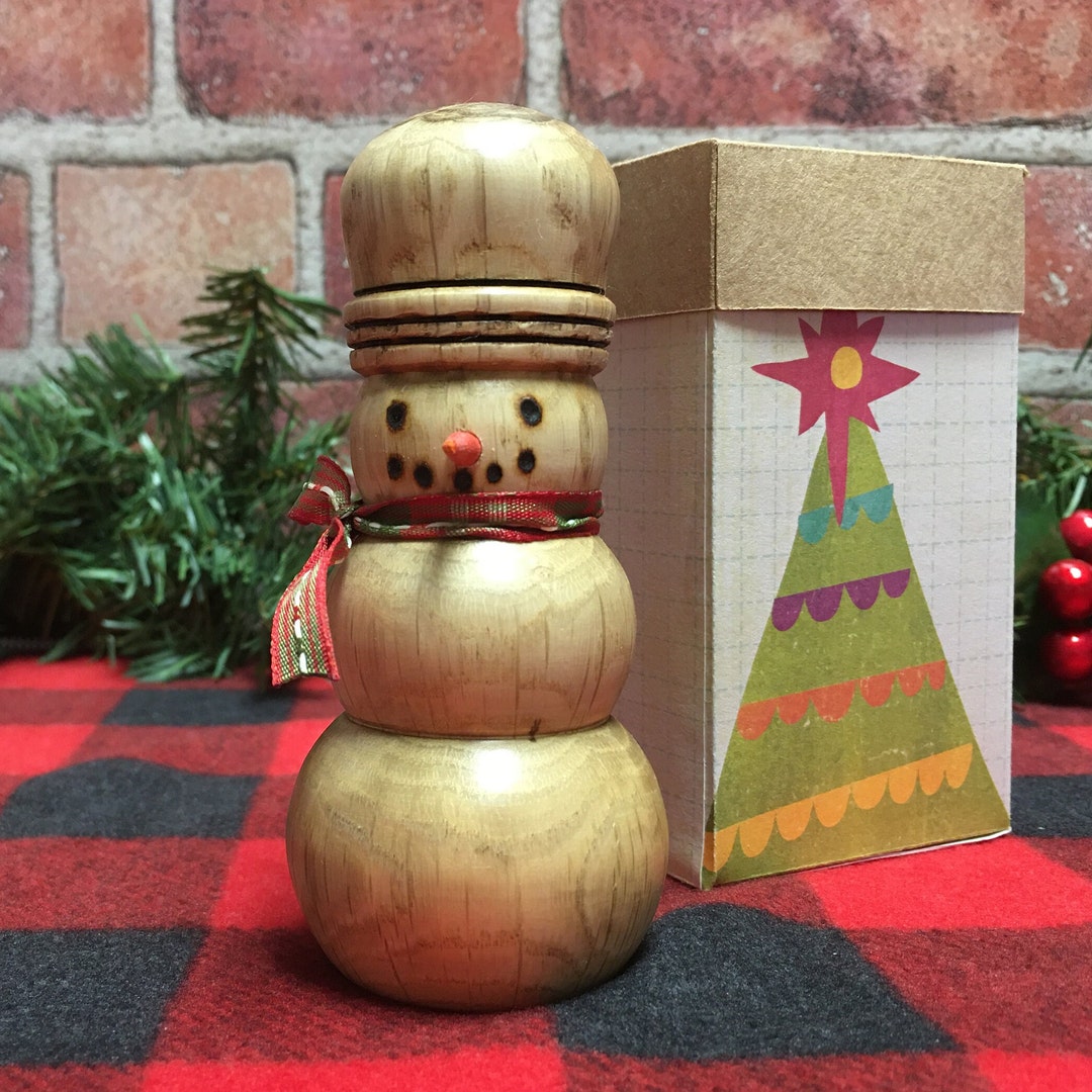 Hardwood Snowman Handcrafted, Wooden Snowman, Handcrafted Snowman ...