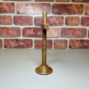 Standing Wooden Cross, Hand-turned Cross, Hardwood Cross, Religious ...