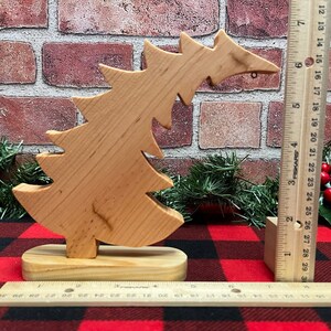 Small Leaning Tree Christmas Ornament Holder, Quirky Tree Display, Tier ...