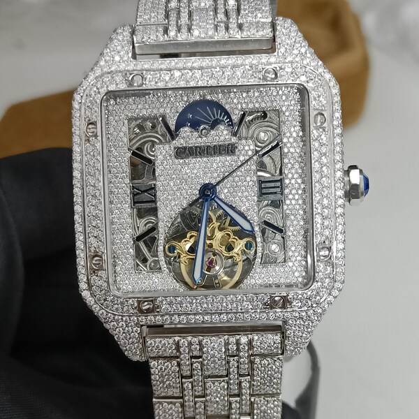 Lab Diamond Watch - Etsy