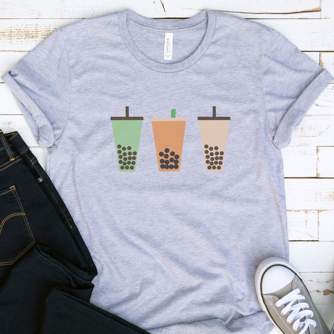 Boba Tea, Boba Shirt, Boba Tea Shirt, Tea Shirt, Bubble Tea, Boba, Milk ...