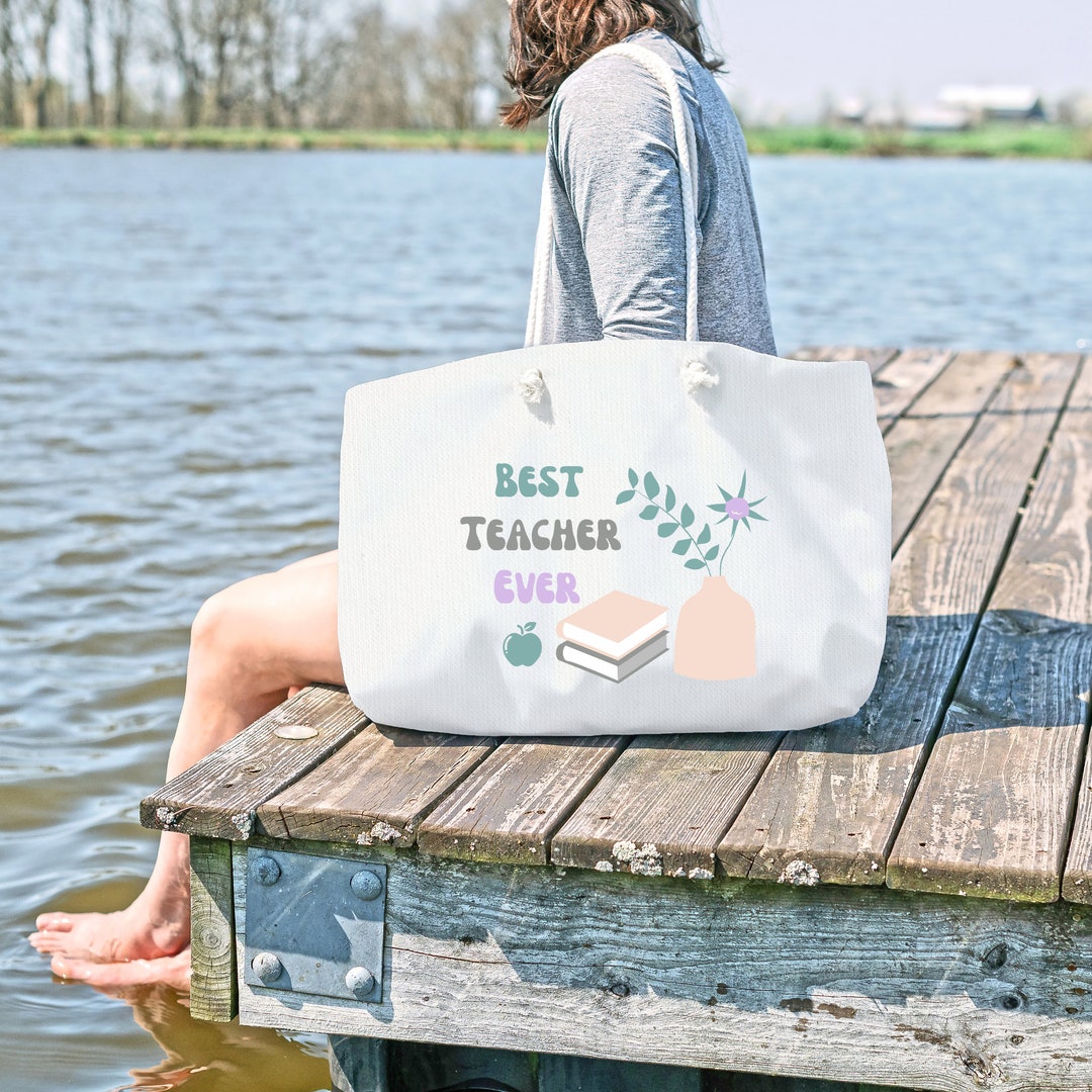 Best Teacher Bag, Bag for Teachers, Teacher Weekender Bag, Gift for ...