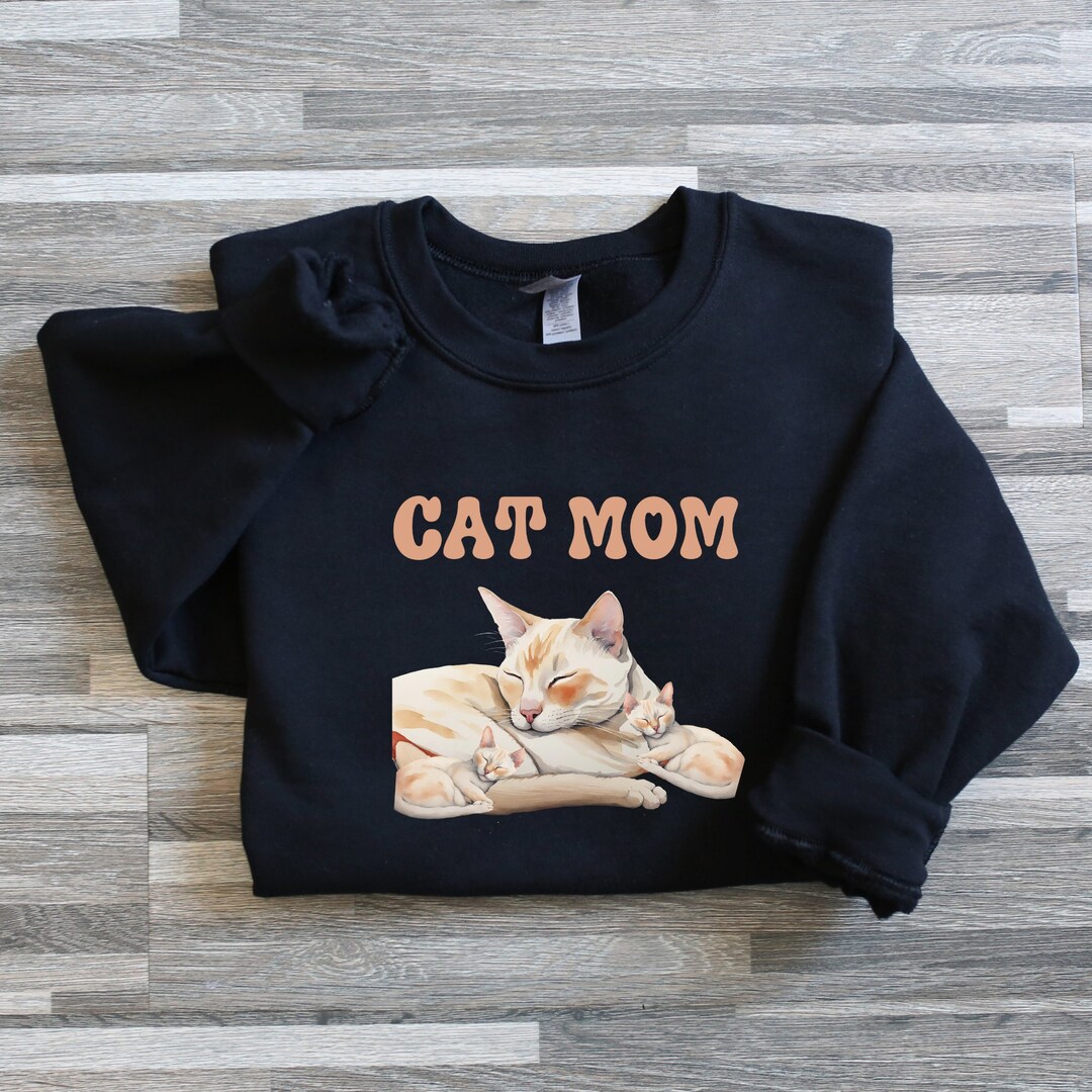 Siamese Cat Sweatshirt, Flame Point Siamese Cat, Cat Mom Gift, Siamese ...