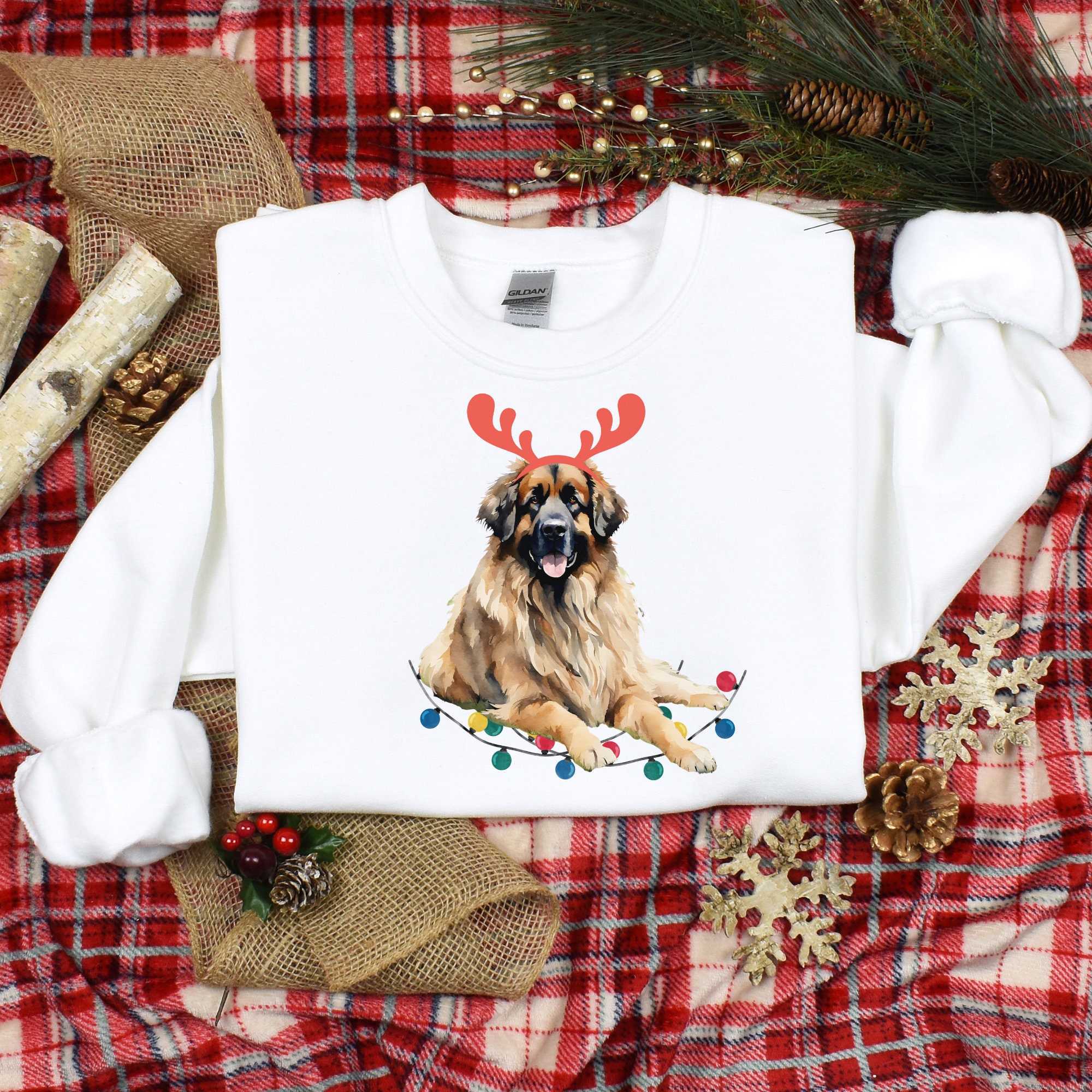 Leonberger Sweatshirt Leonberger Sweater Christmas Dog - Etsy