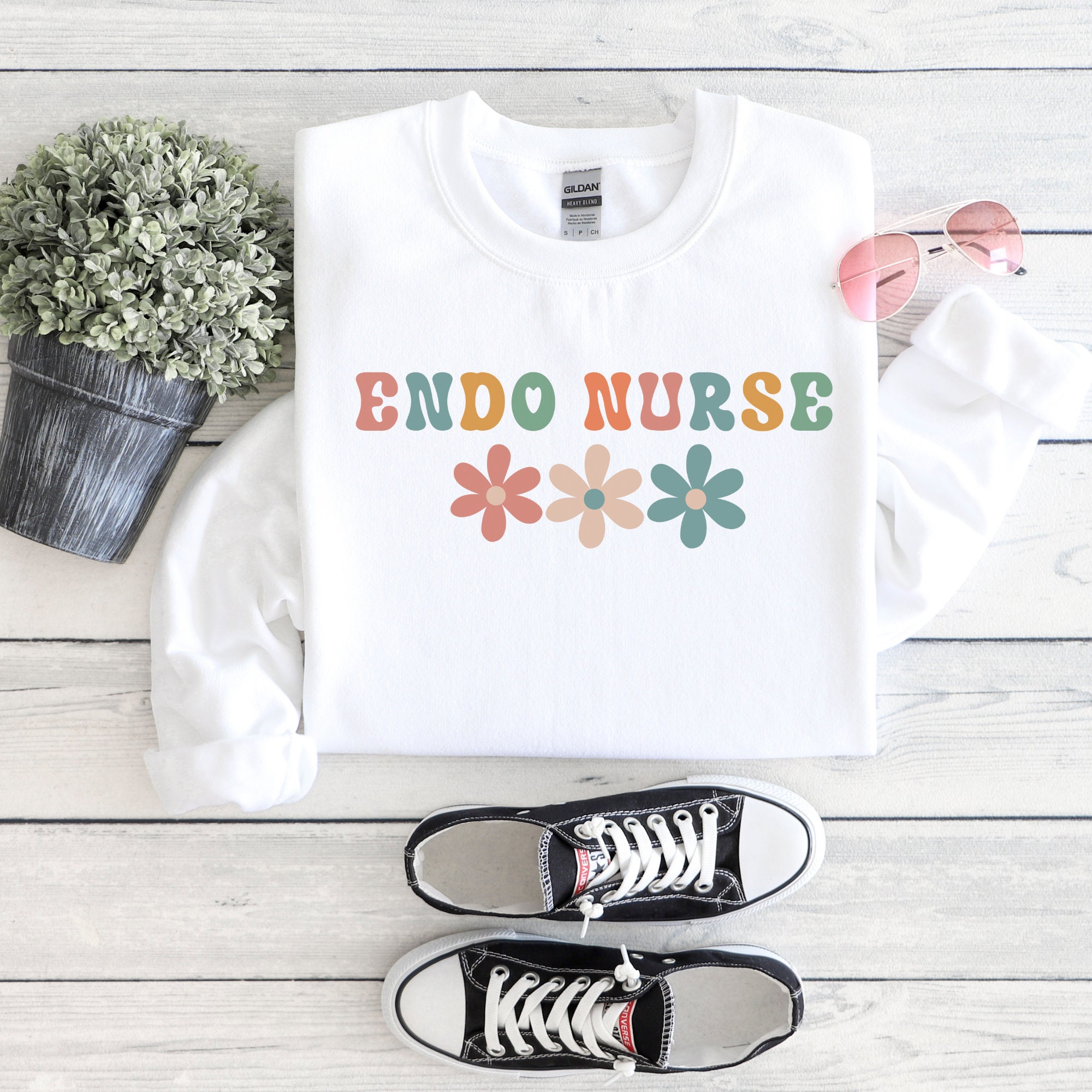 Endoscopy Nurse Crew Neck Endo Nurse Sweatshirt Nurse - Etsy