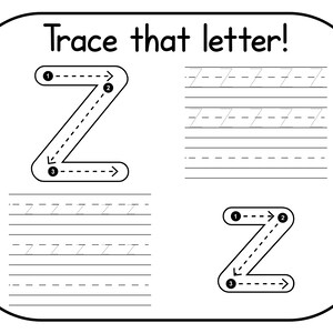 Printable Uppercase and Lowercase Alphabet Tracing Worksheets ...