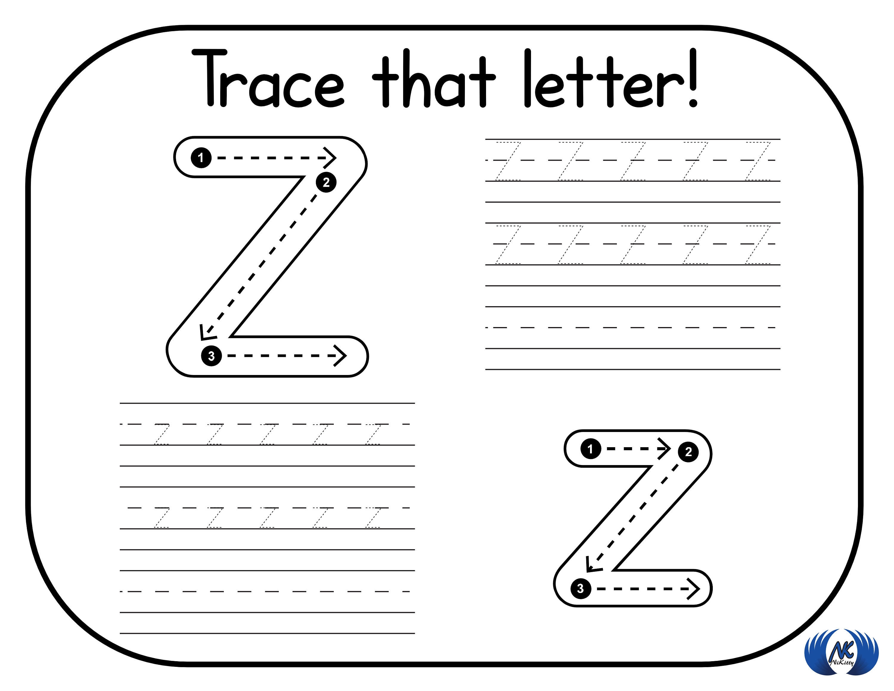 Printable Uppercase and Lowercase Alphabet Tracing Worksheets ...