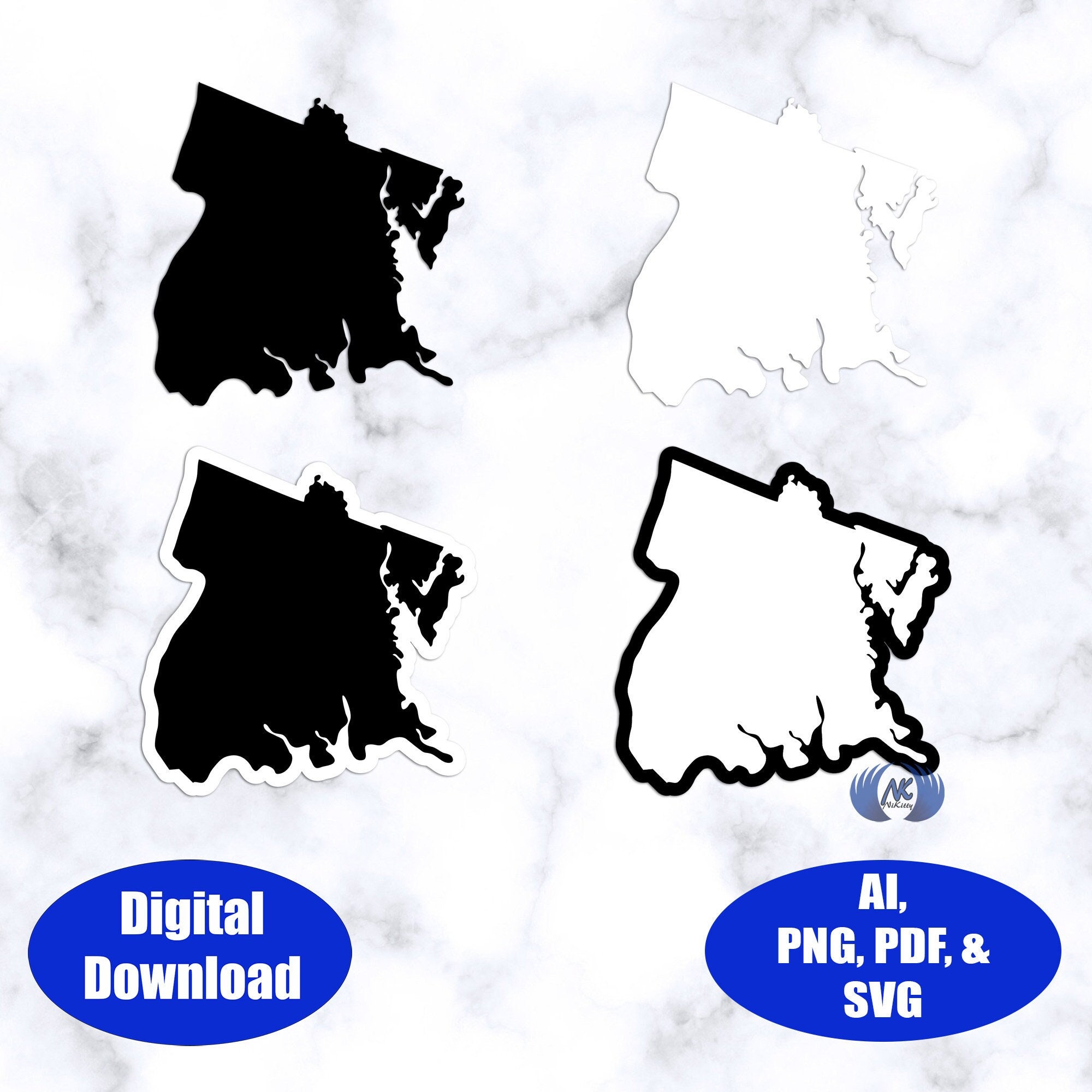 Bronx New York City Outline, Bronx Borough Outline, PDF, SVG, Adobe ...