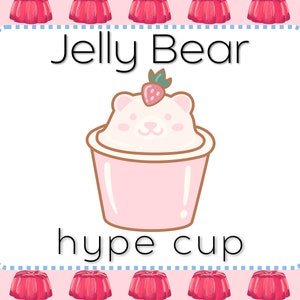Jelly Bear Streamer Hype Cup - Etsy