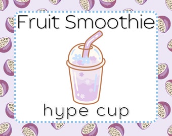 Blue Bubble Boba Milk Tea Twitch Youtube Streamer Hype Cup / - Etsy