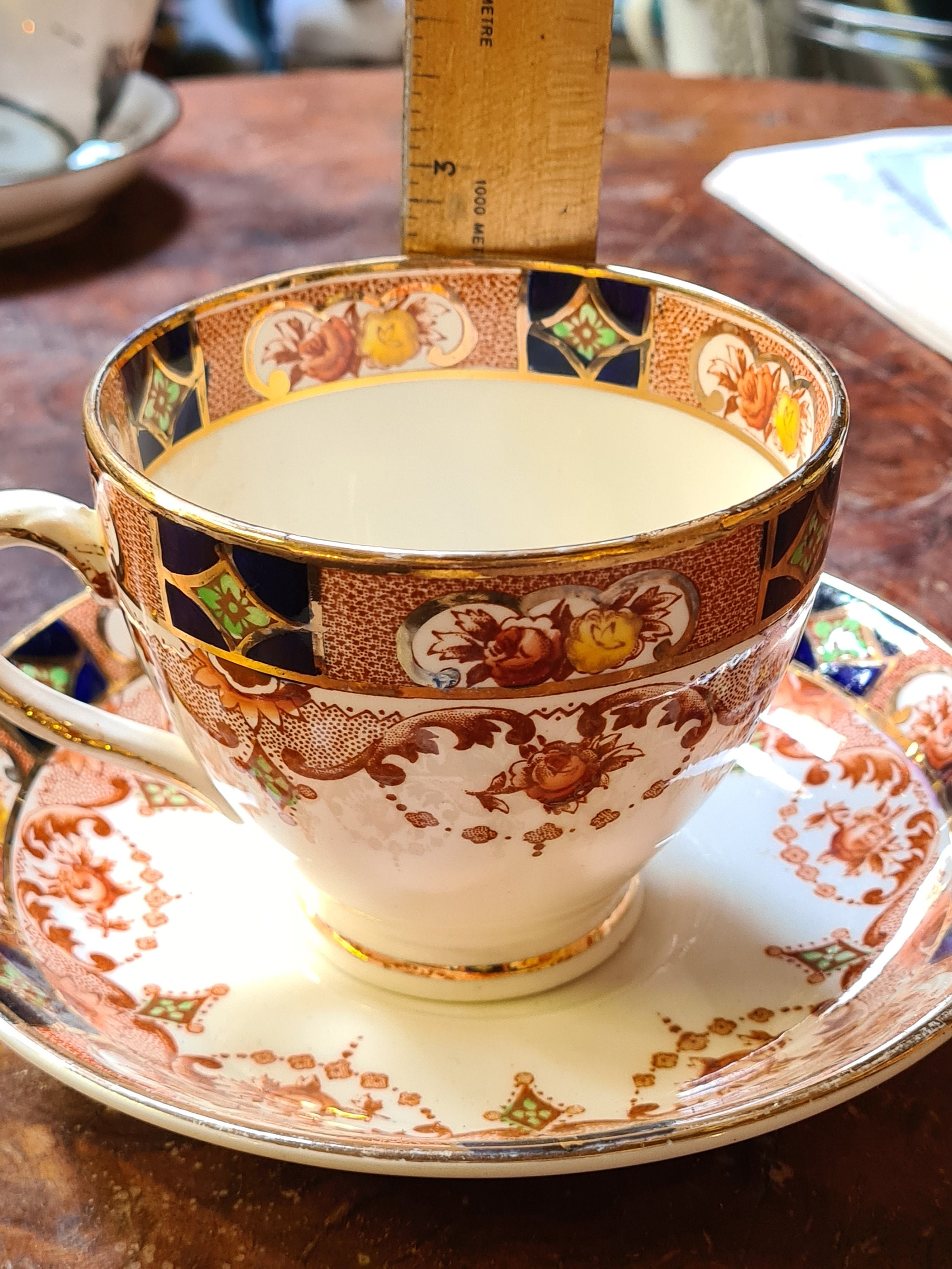 1880's Phoenix Ware Cup and Saucer - Etsy