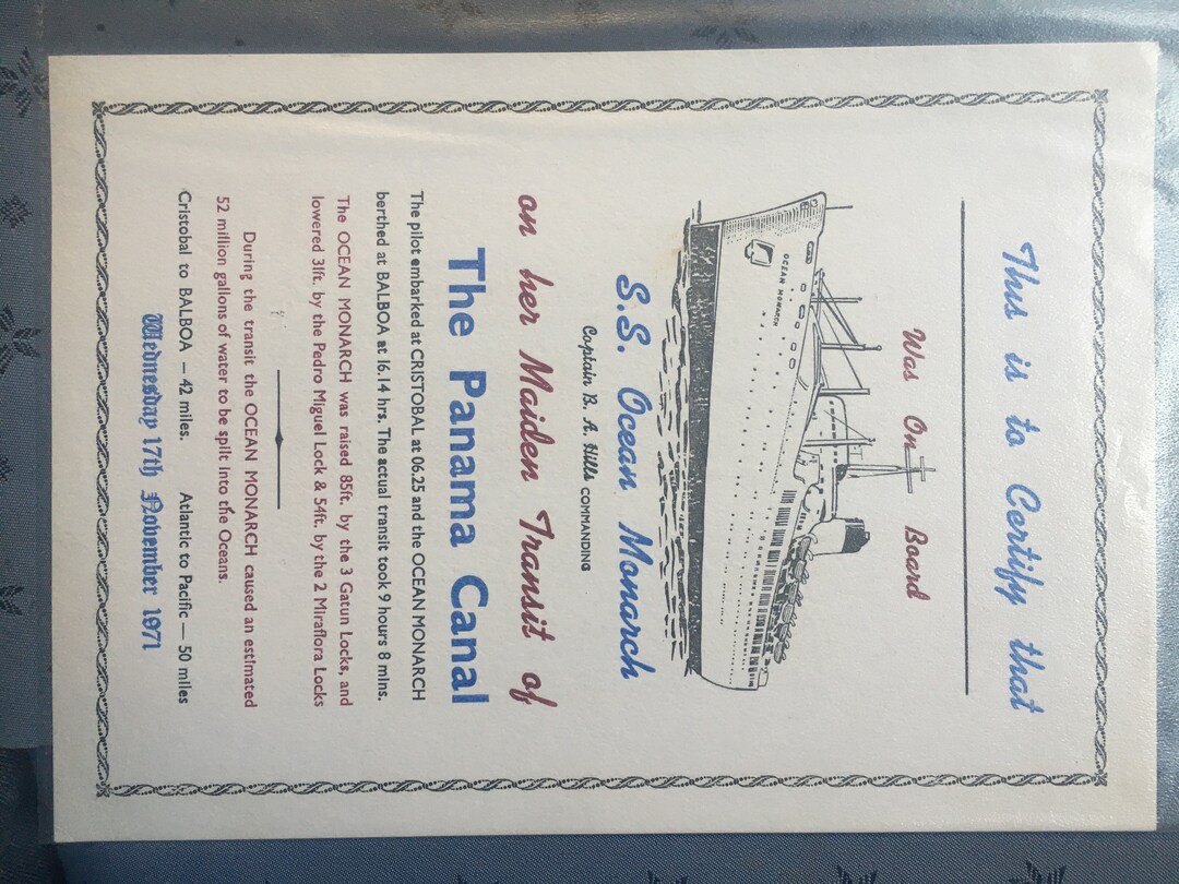 Large Collection of Ocean Monarch Memorabilia - Etsy