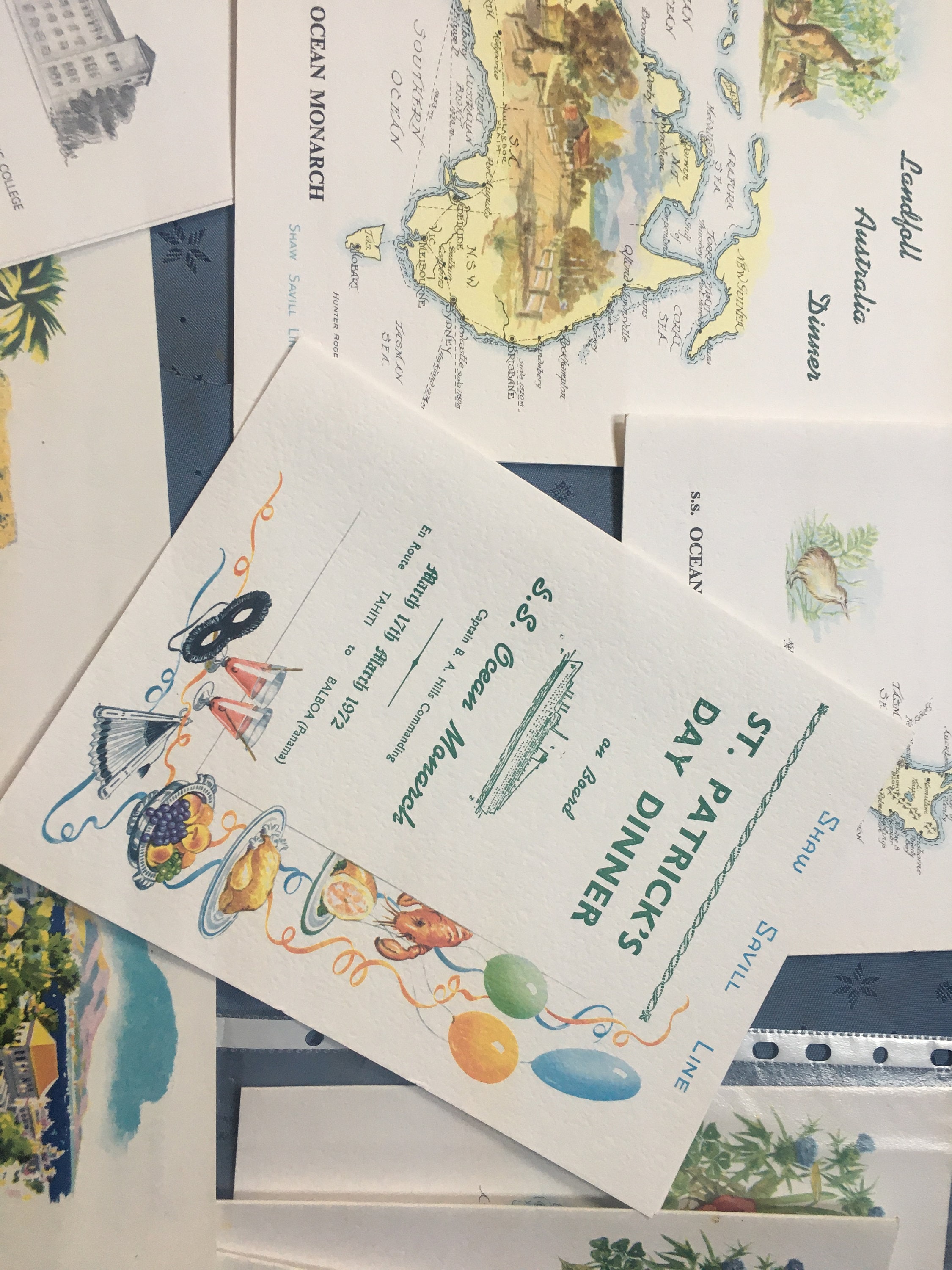 Large Collection of Ocean Monarch Memorabilia - Etsy